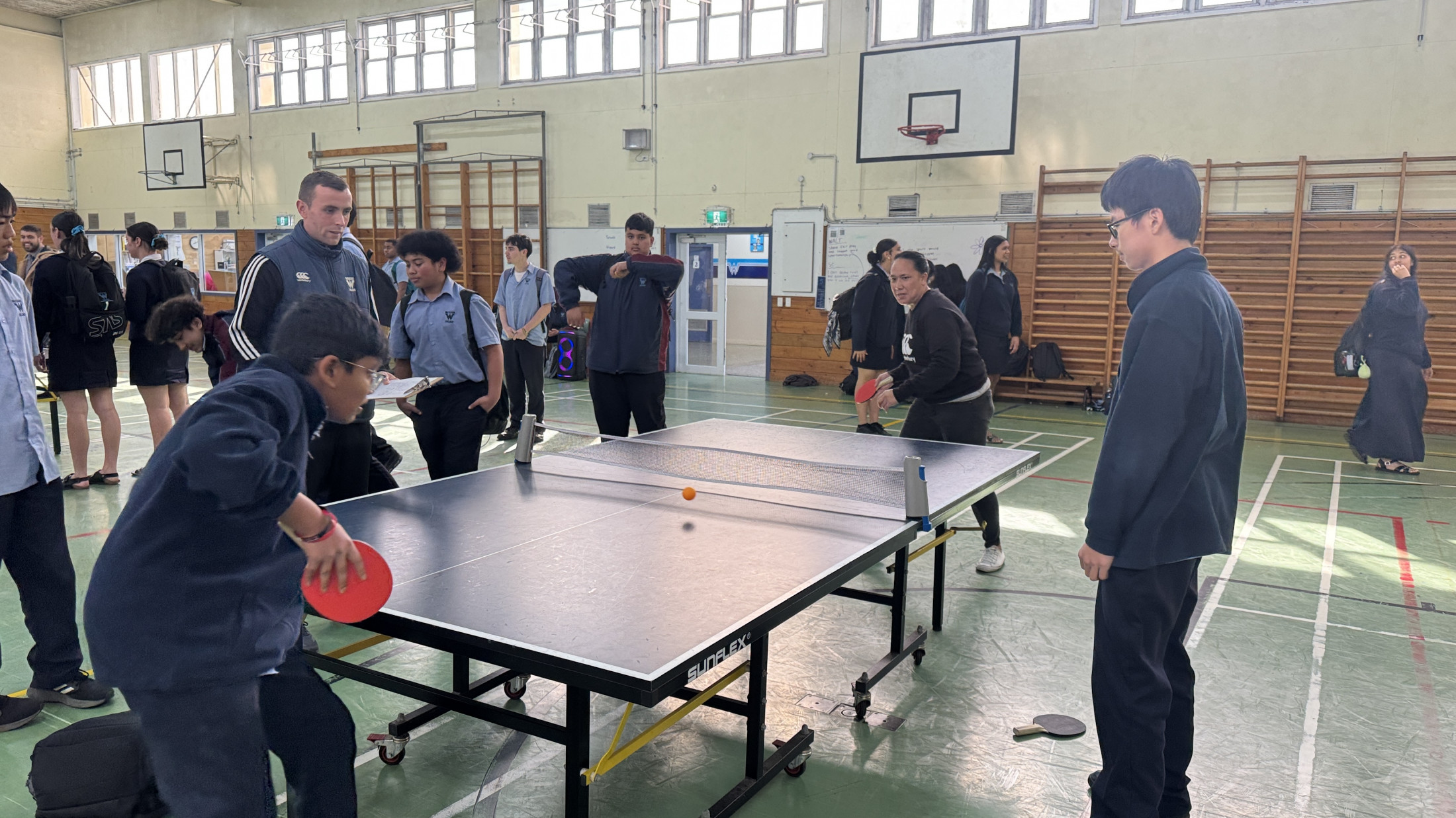 Students vs Teachers Table Tennis • Waitākere College